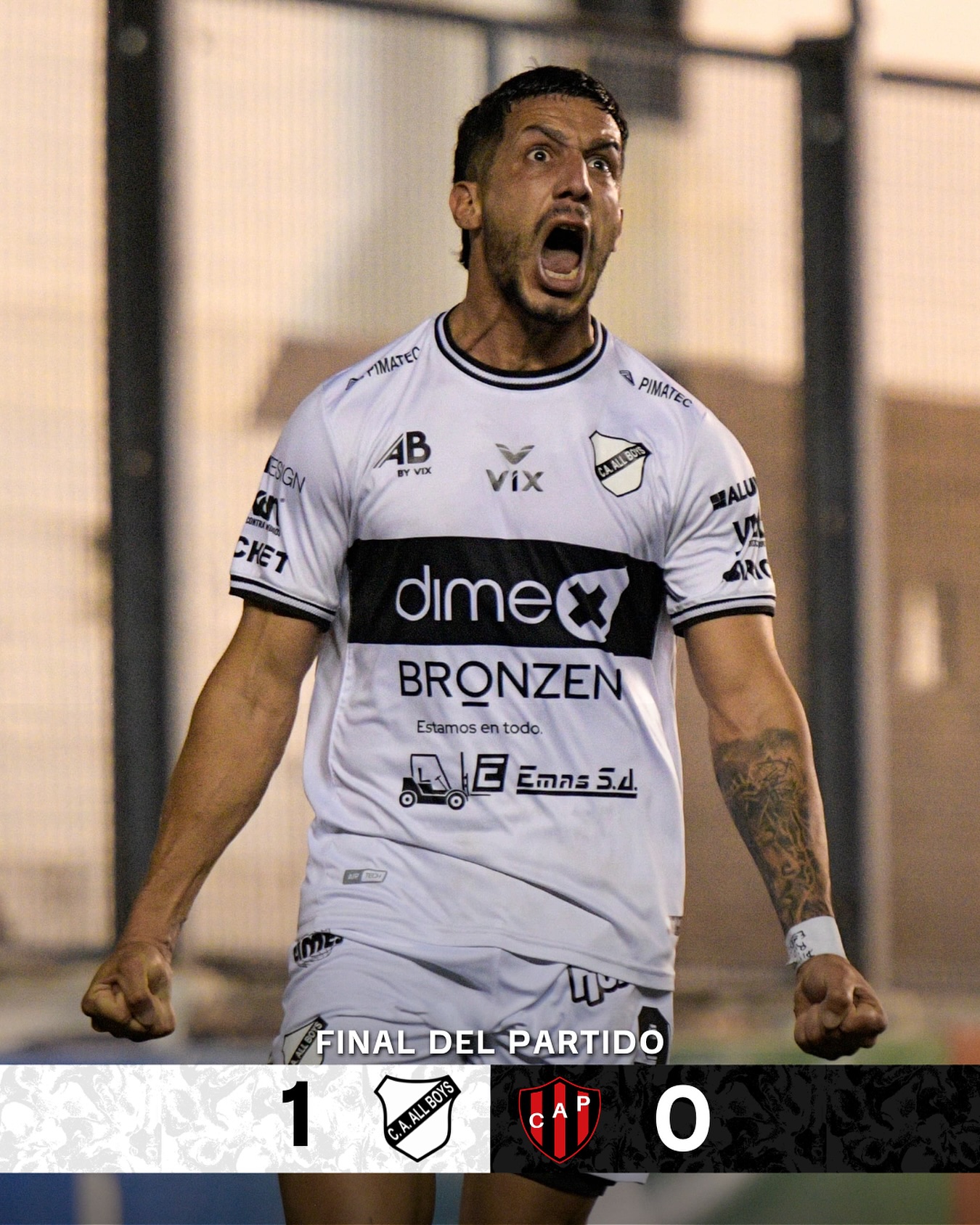 All Boys derrotó a Patronato, en el Islas Malvinas